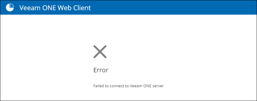 KB4545: Veeam ONE Web Client Page Fails to Load After Updating .NET Runtime Components